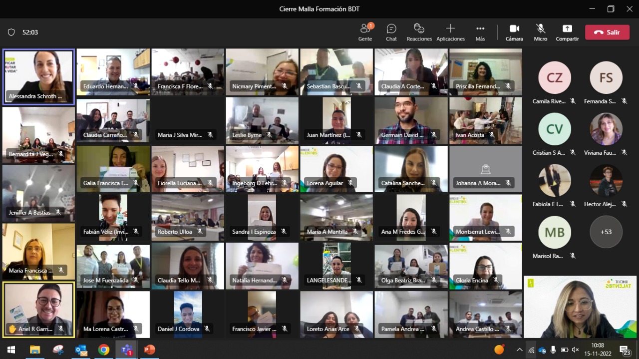 Cierre Programa Banco de Talentos 2022 - PORTAL F