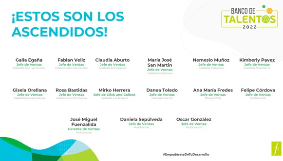 Cierre Programa Banco de Talentos 2022 - PORTAL F