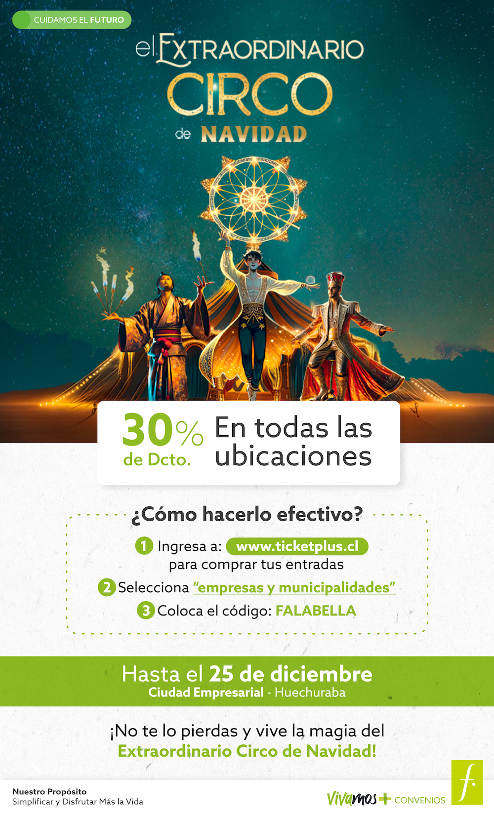 Compra entradas con descuento al Extraordinario Circo de Navidad - PORTAL F